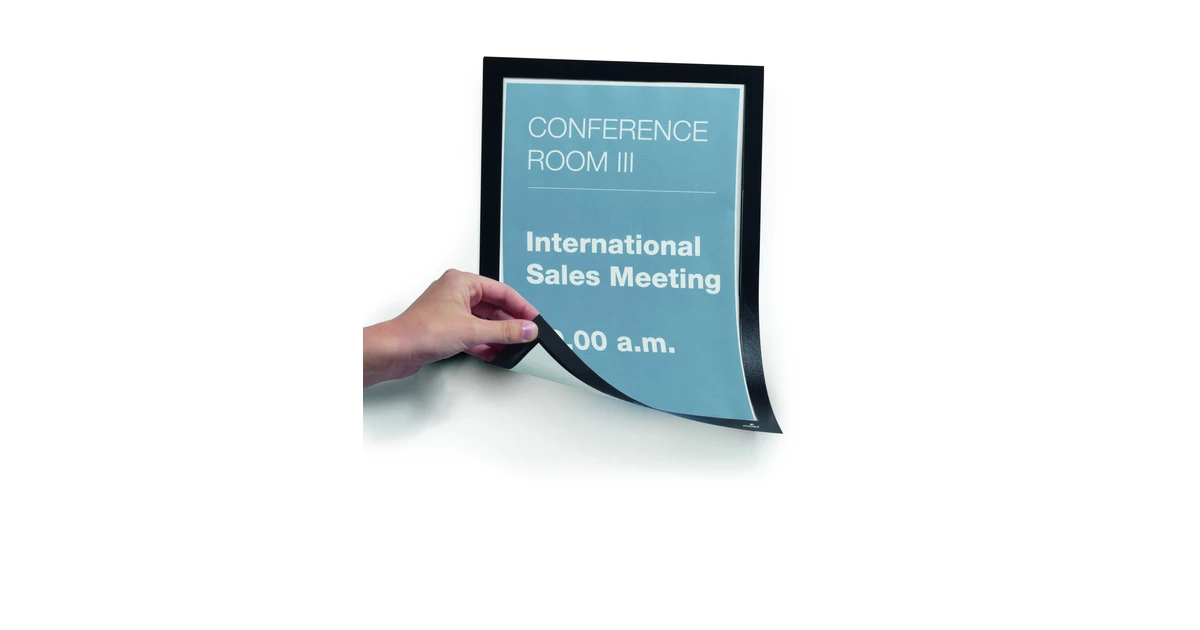 Ramka magnetyczna DURAFRAME MAGNETIC A4 DURABLE, czarna